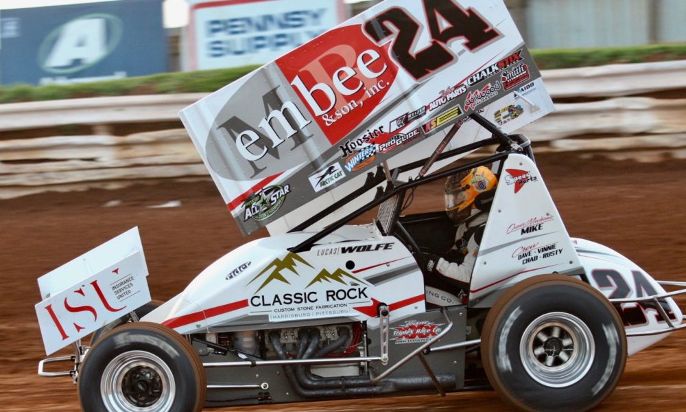 Lucas Wolfe slips and slides to the front, earns $10,000 in ...