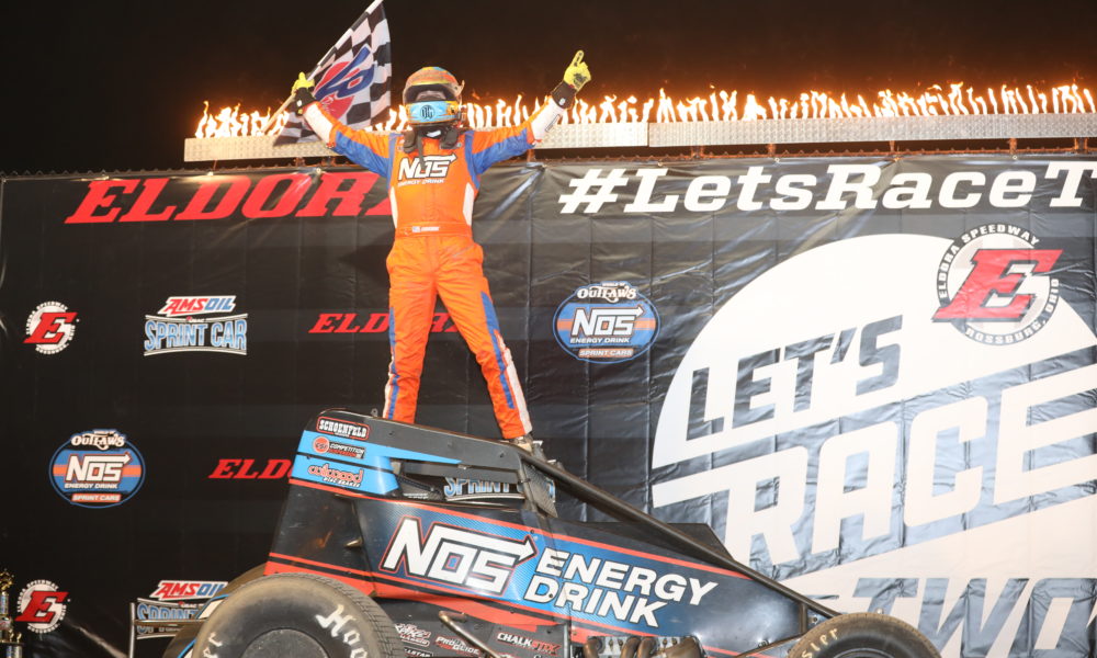 Tyler Courtney has his own zip code in eight-second USAC victory Friday ...