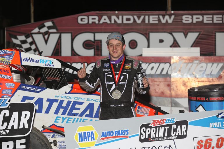 Brady Bacon scores his fourth consecutive USAC win at Grandview ...