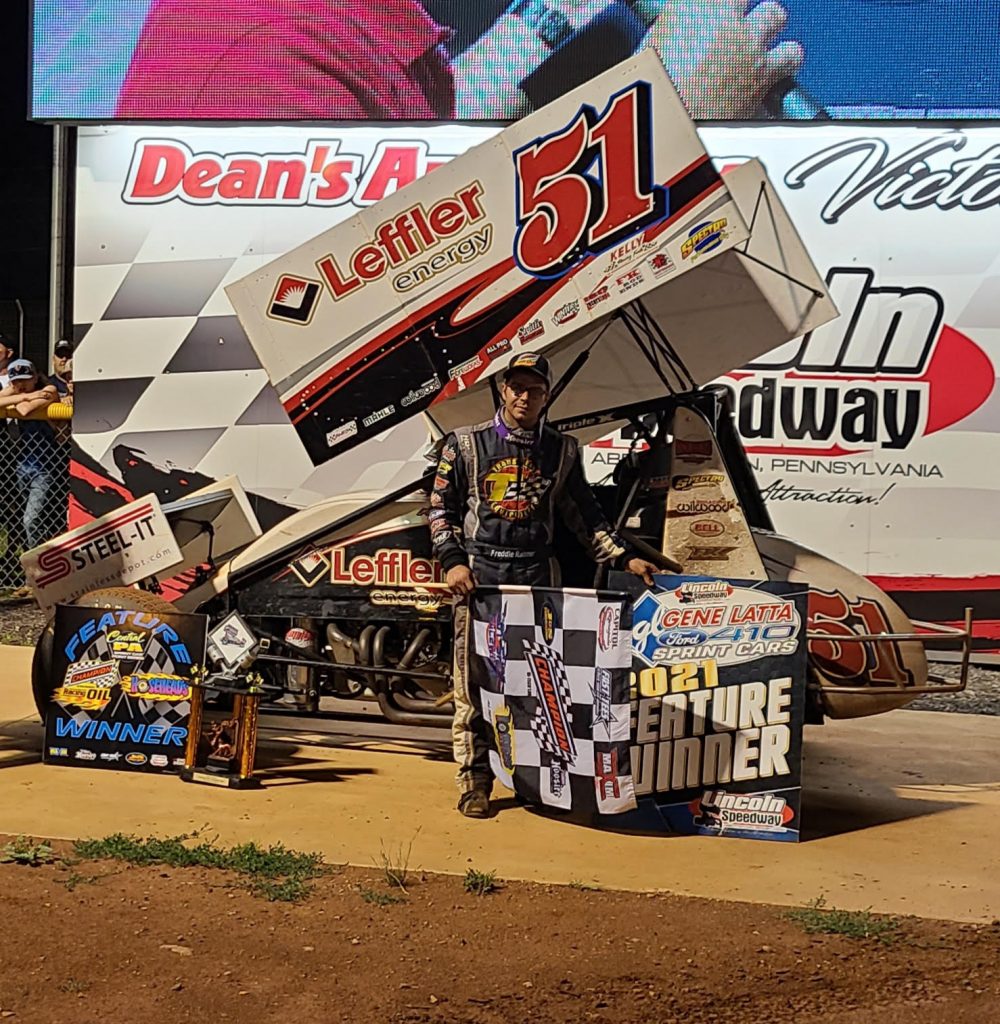 Freddie Rahmer adds another win to his Lincoln Speedway resumé Saturday ...